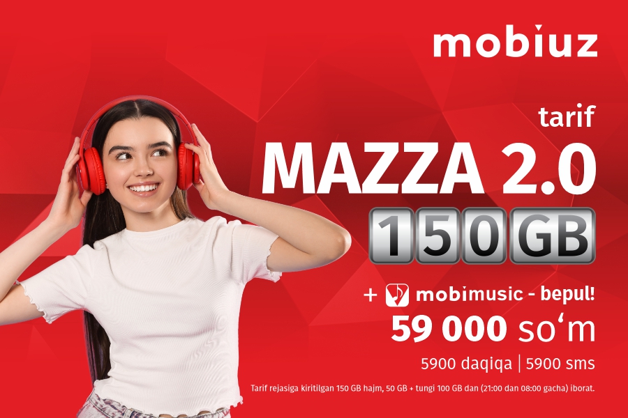 Mobiuz «MazzaFest»da yangi «Mazza» va «Mazza 2.0» tarif rejalarini taqdim etadi